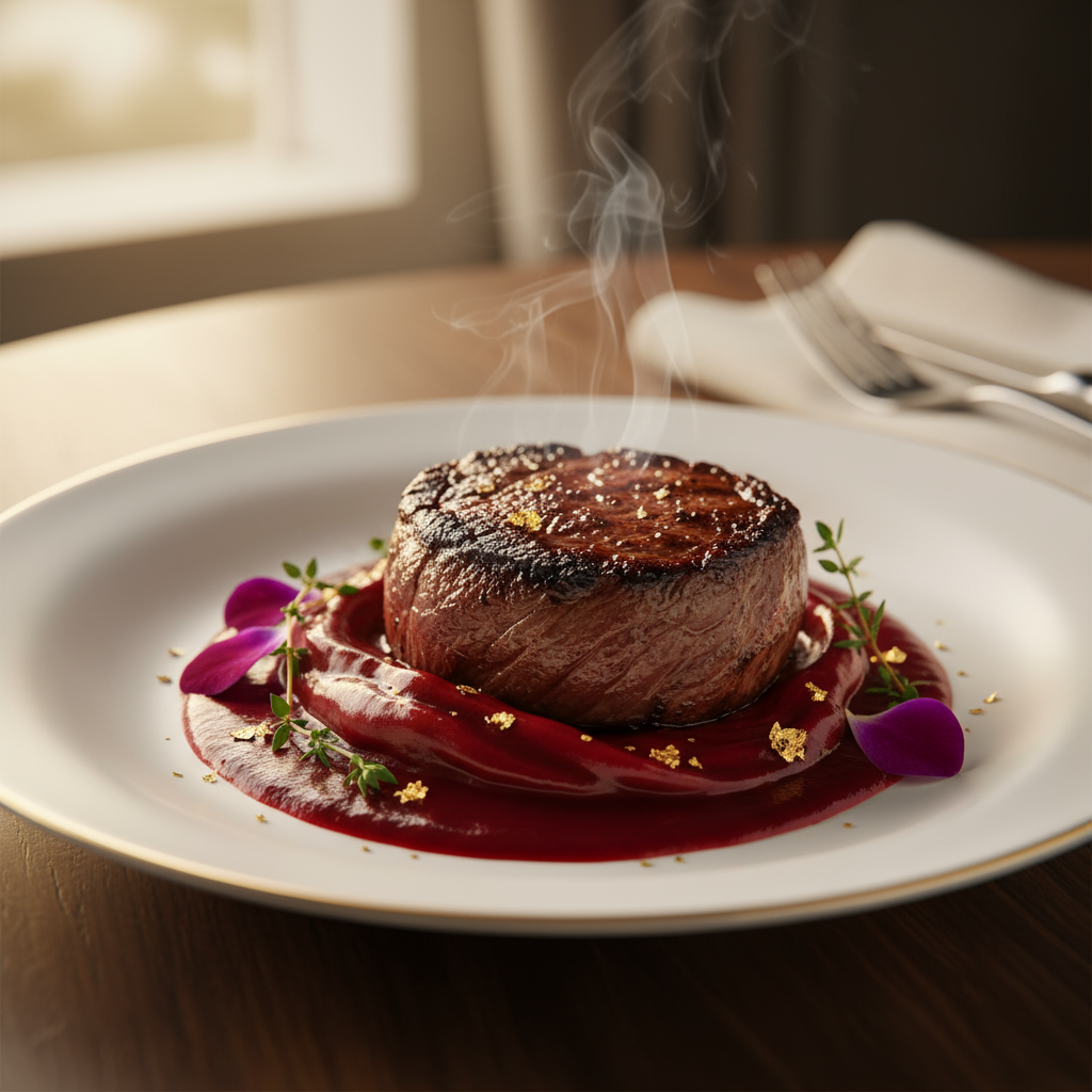 Rezept: Zartes Filet Mignon mit Seidiger Rotwein-Reduktion