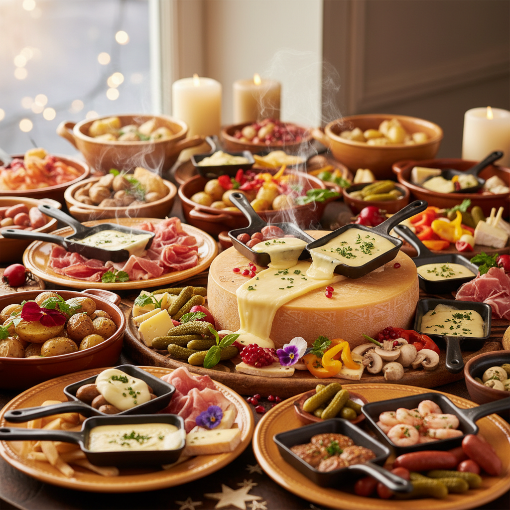 Rezept: Cremiges Raclette mit würzigen Pfännchen-Variationen