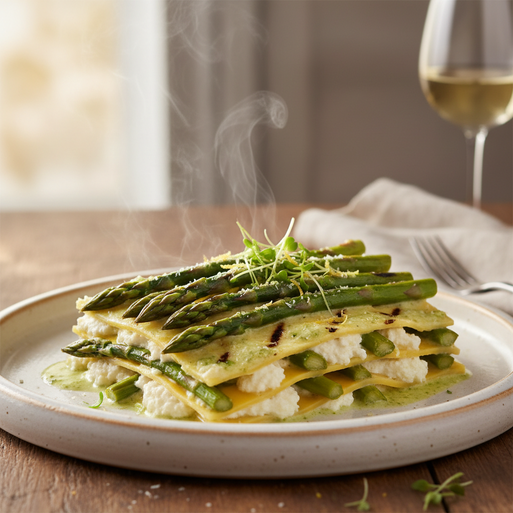 Rezept Fur Spargel Lasagne